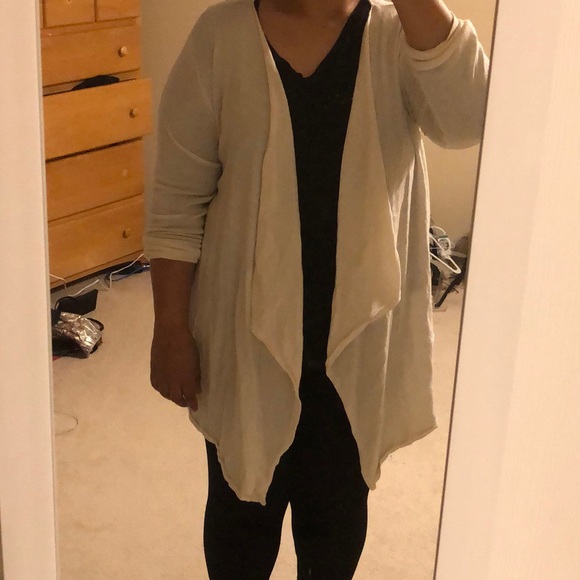 Sweaters | Creamy White Waterfall Cardigan | Poshmark